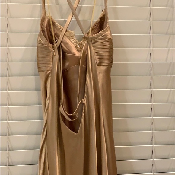 Cache | Dresses | Cache Gold Ballroom Gown | Poshmark